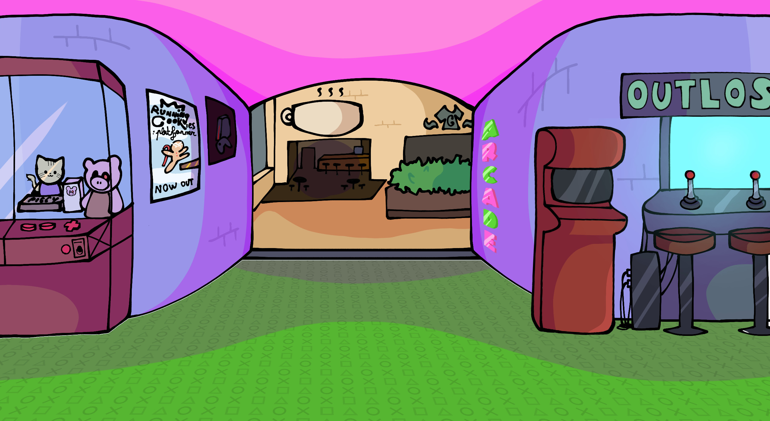 Arcade Aftermatch DEMO Mod for Friday Night Funkin' | FNF Mods