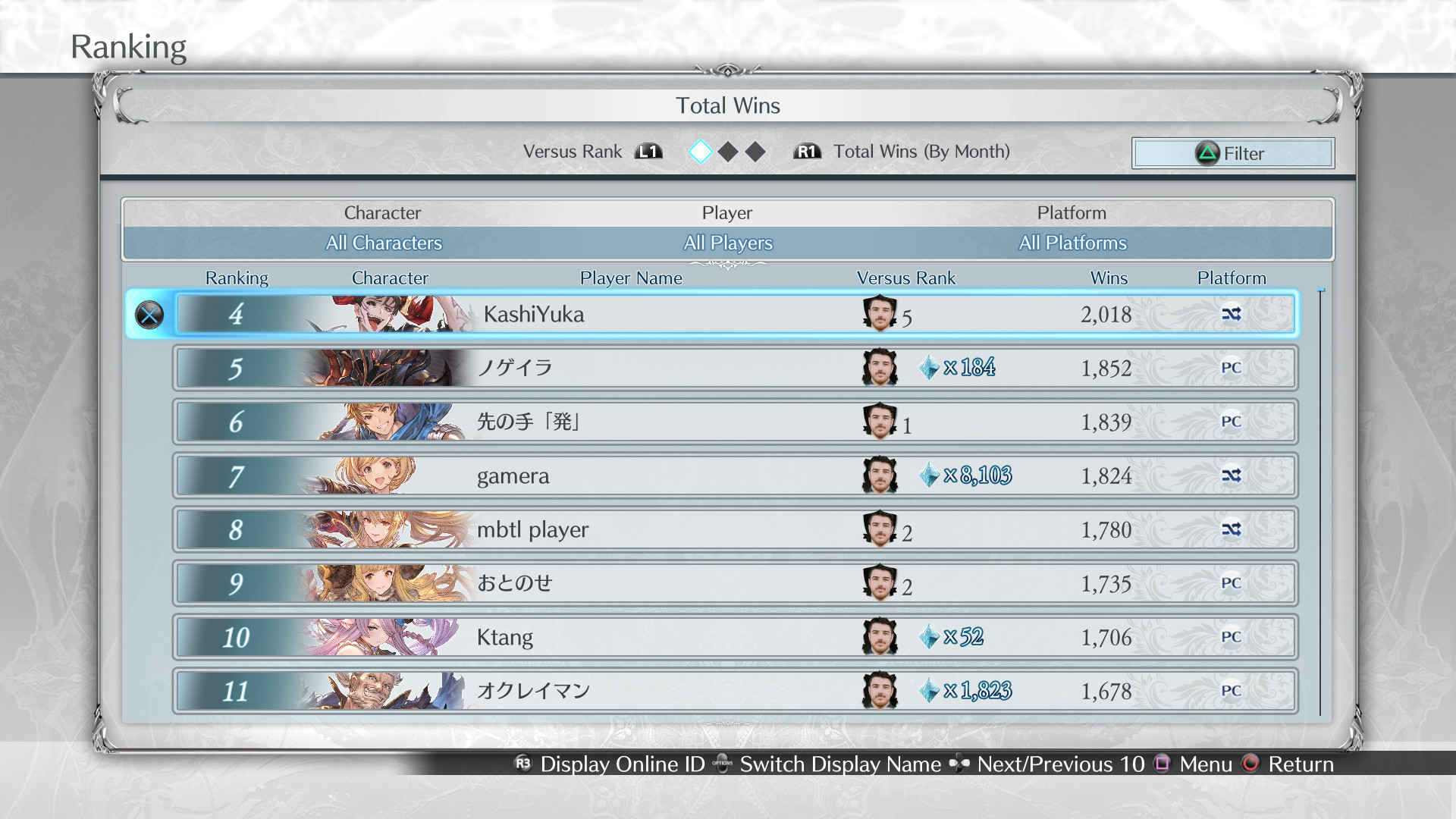 Sajam's Face over Rank Icons and Color Squares Mod for Granblue Fantasy ...