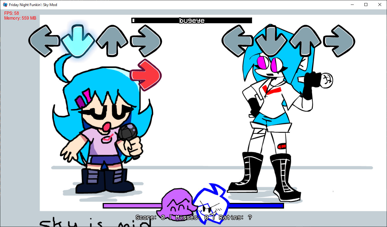 Nusky extended Mod for Friday Night Funkin' | FNF Mods