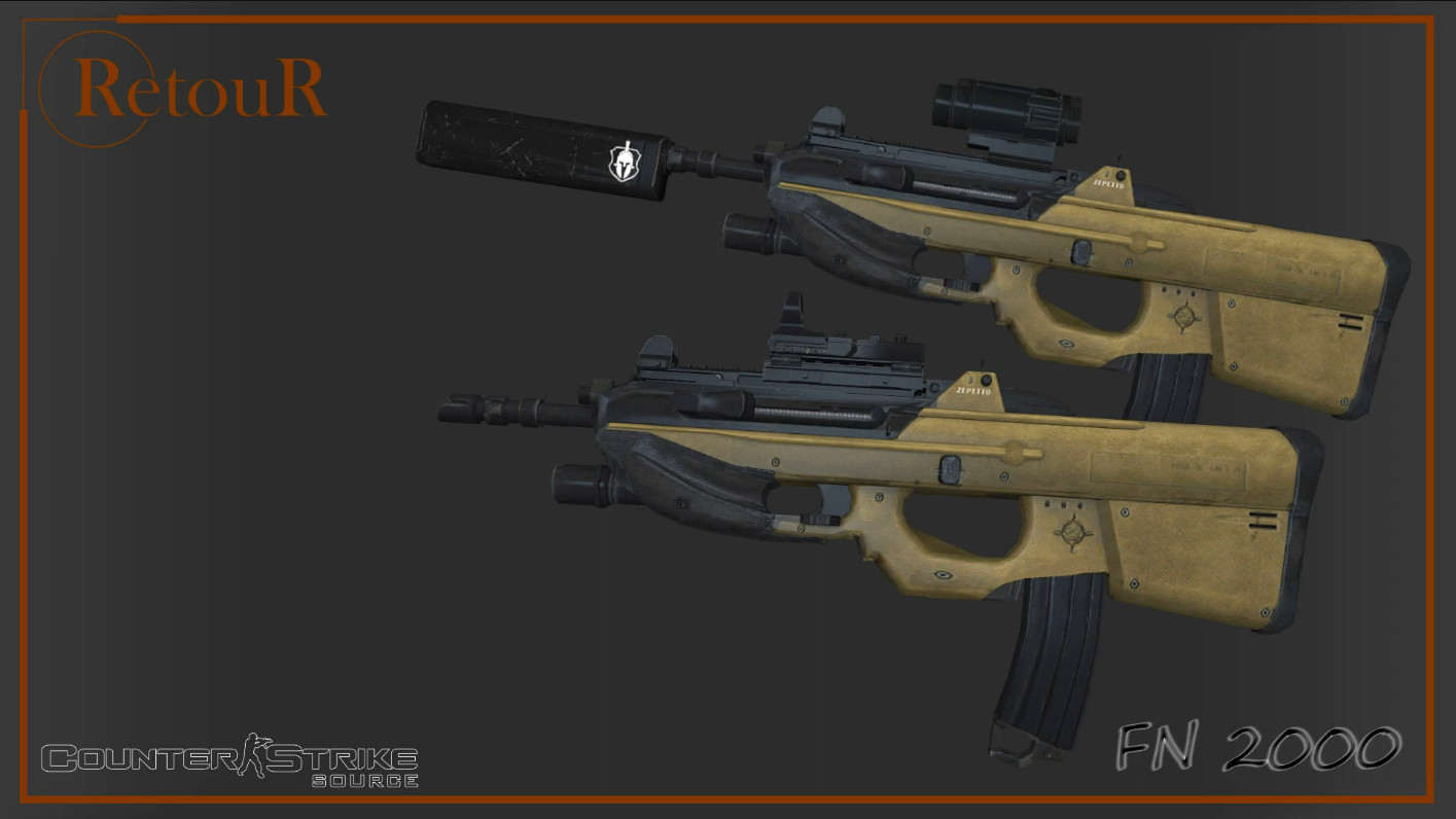 RETOUR's FN F2000 Mod for Counter-Strike: Source | CS:S Mods