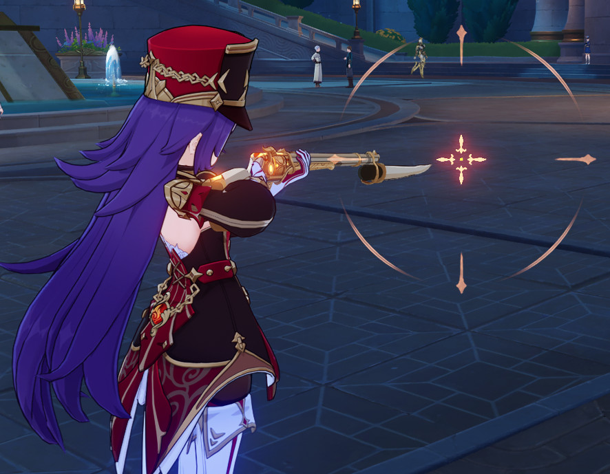 Chevreuse Musket with bayonet over spears Mod for Genshin Impact | GI Mods