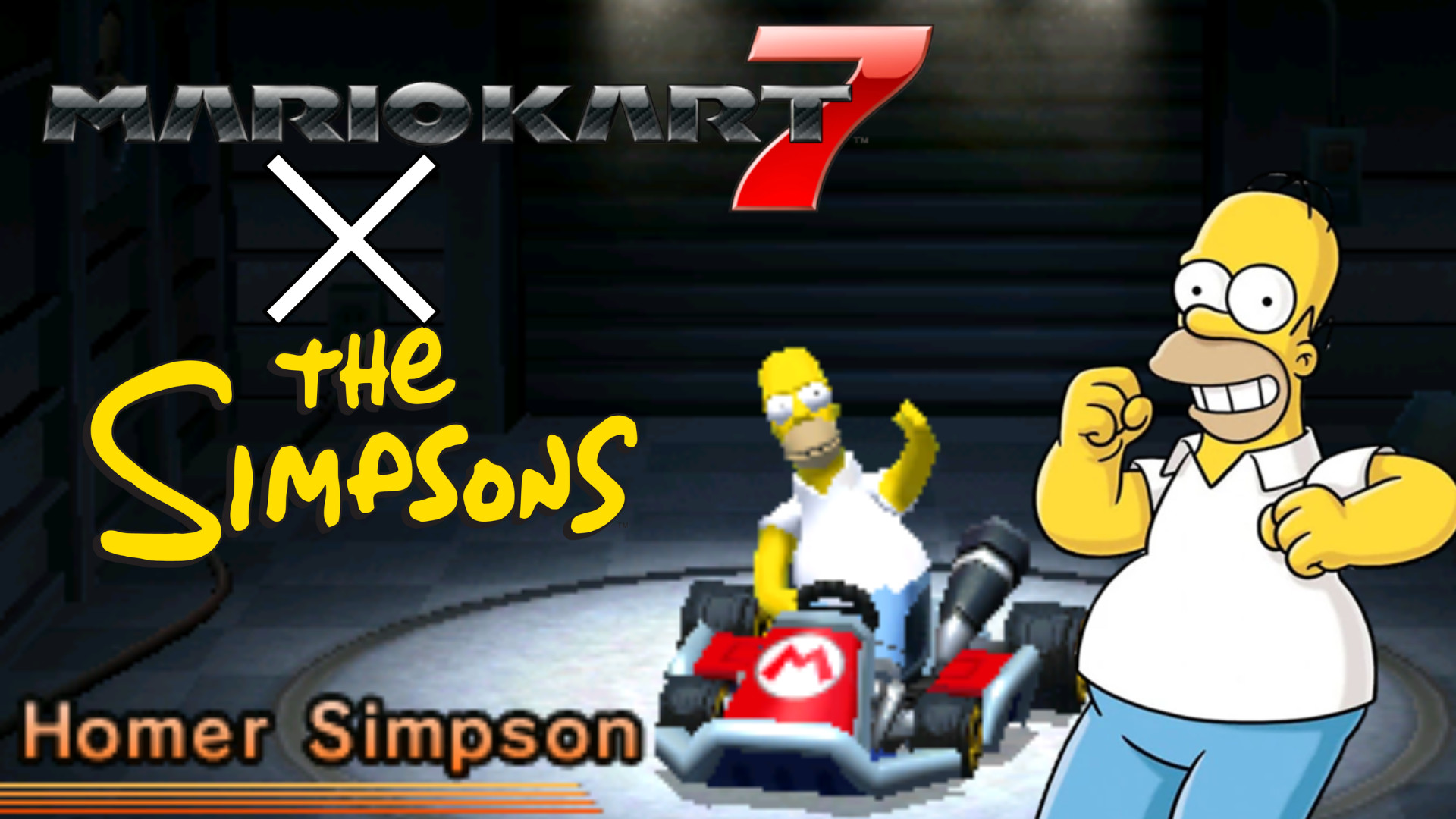 Homer Simpson Mod for Mario Kart 7 | MK7 Mods