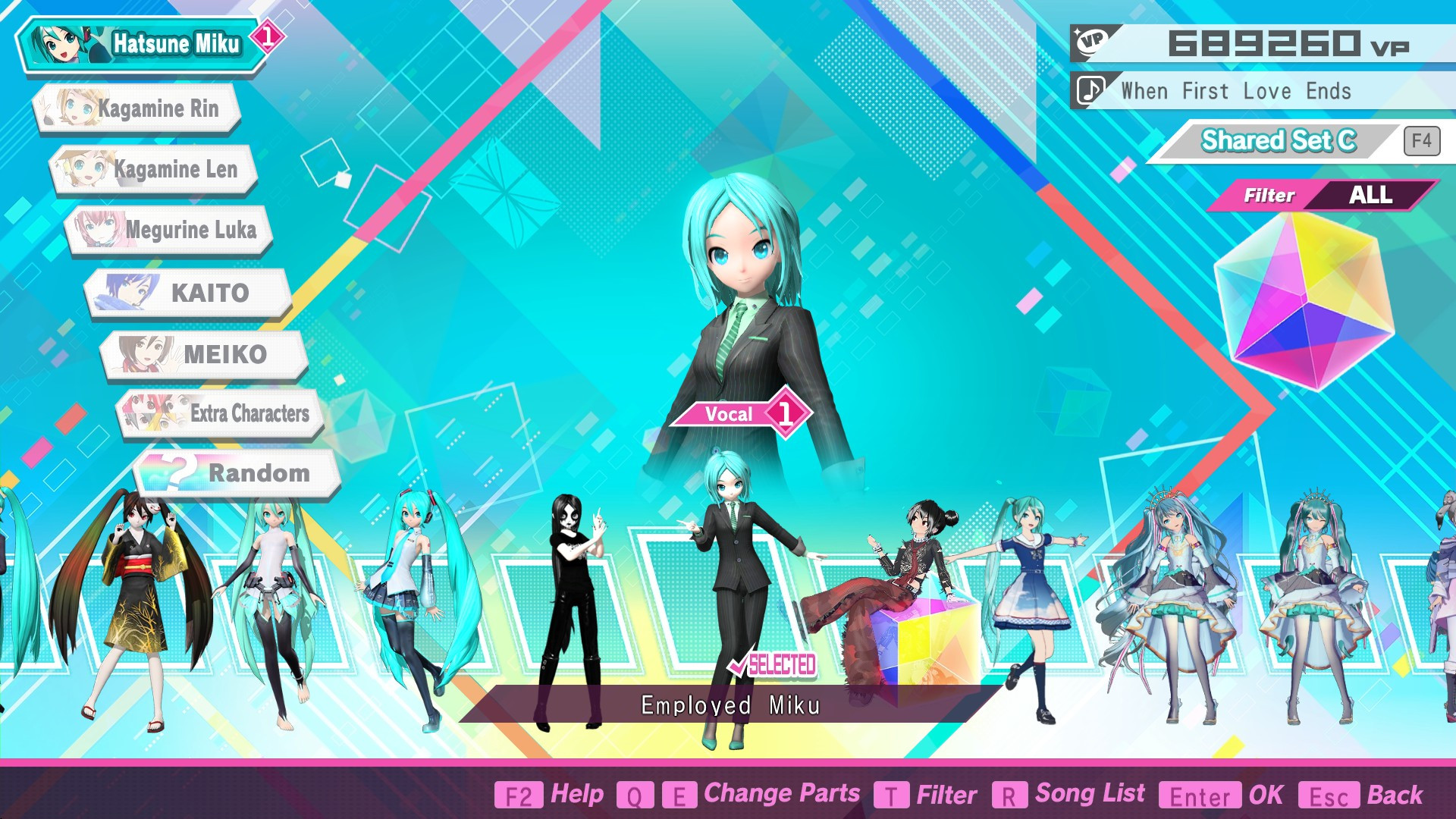 Employed Miku Module Mod for Hatsune Miku: Project DIVA Mega Mix+ ...