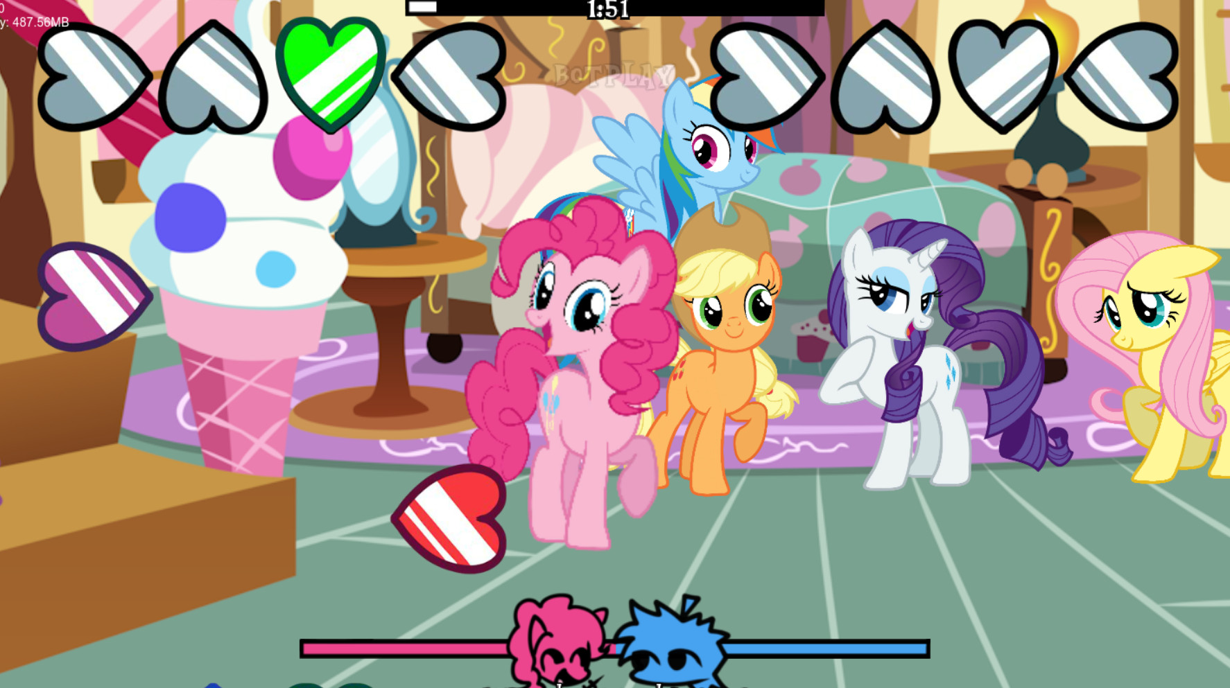 Pinkie'd Out! (V1) Mod for Friday Night Funkin' | FNF Mods