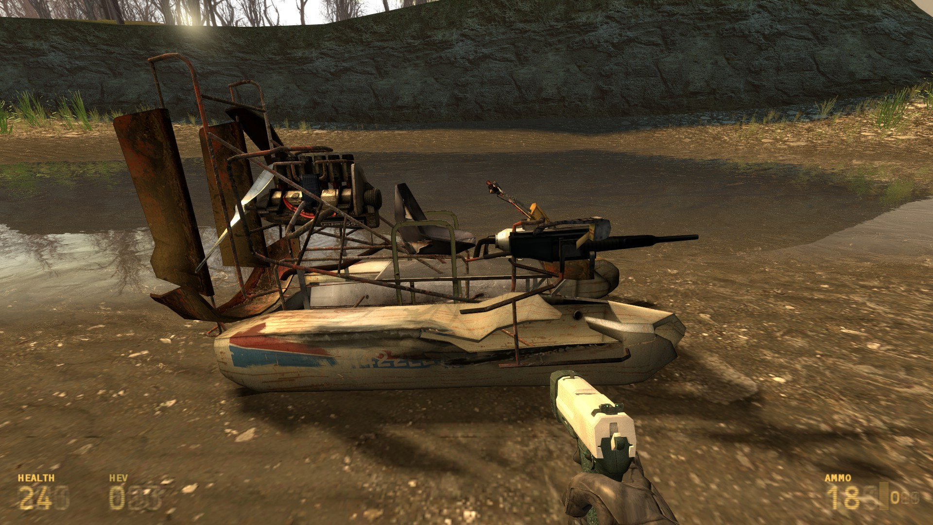 BETA Airboat with Retail gun Mod for Half-Life 2 | HL2 Mods