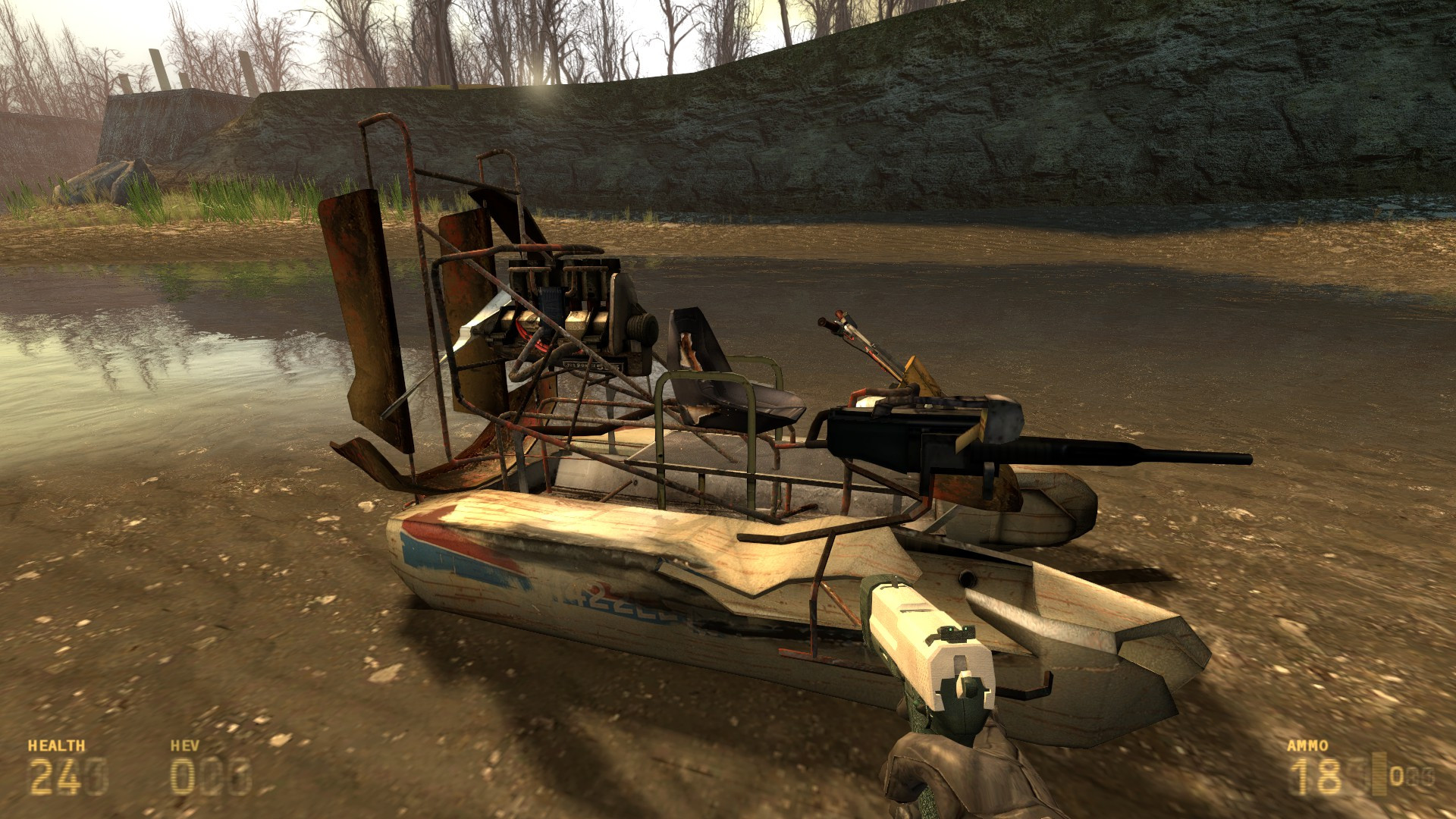 BETA Airboat with Retail gun Mod for Half-Life 2 | HL2 Mods