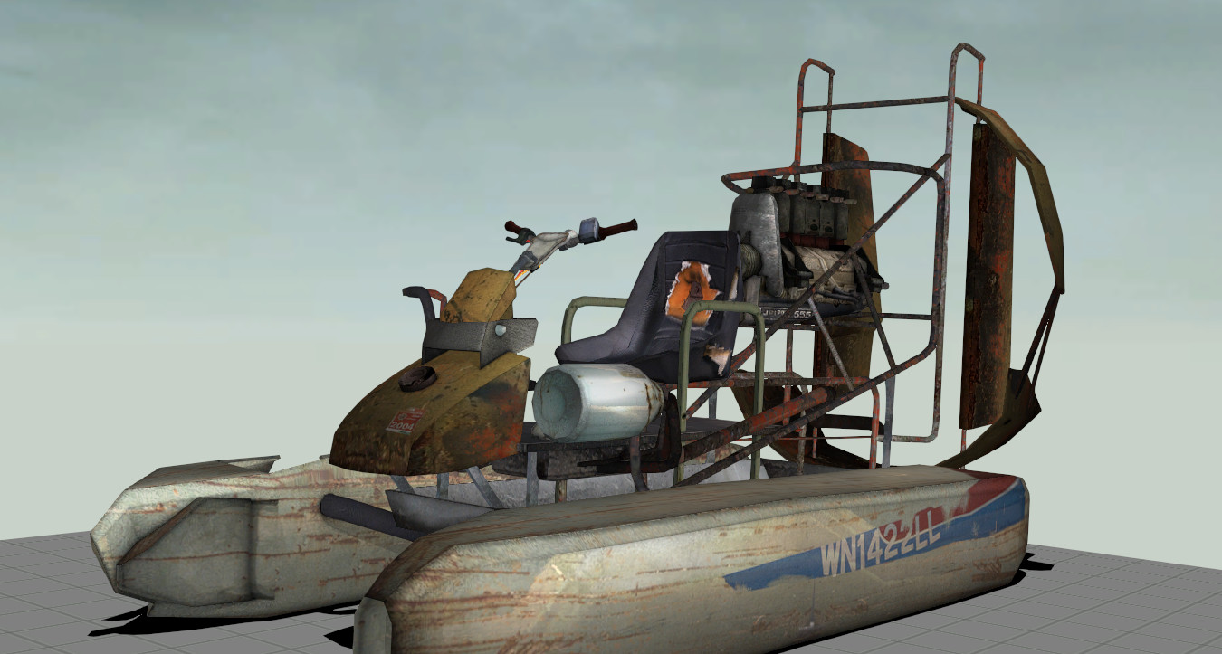 BETA Airboat with Retail gun Mod for Half-Life 2 | HL2 Mods