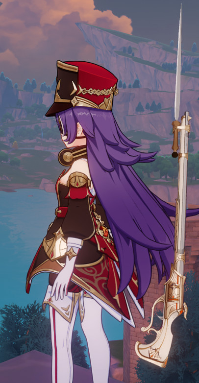 Chevreuse Musket with bayonet over spears Mod for Genshin Impact | GI Mods