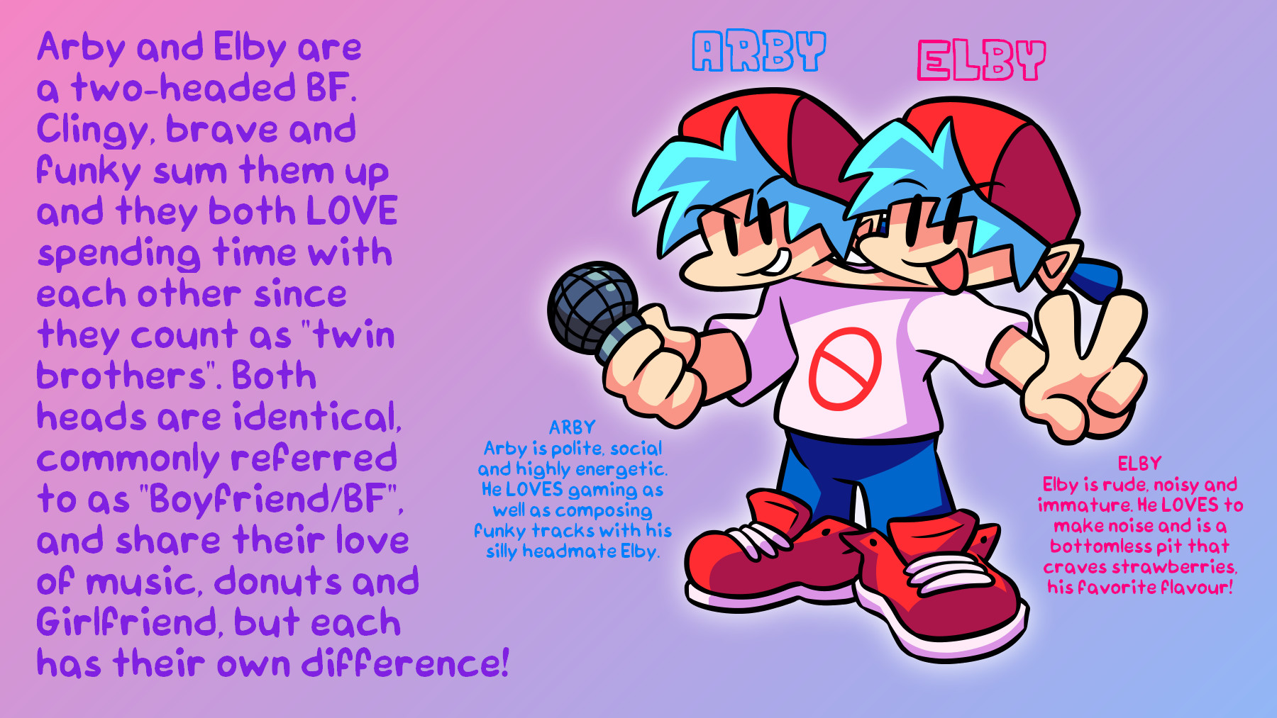 conjoined bf & gf skinpack Mod for Friday Night Funkin' | FNF Mods