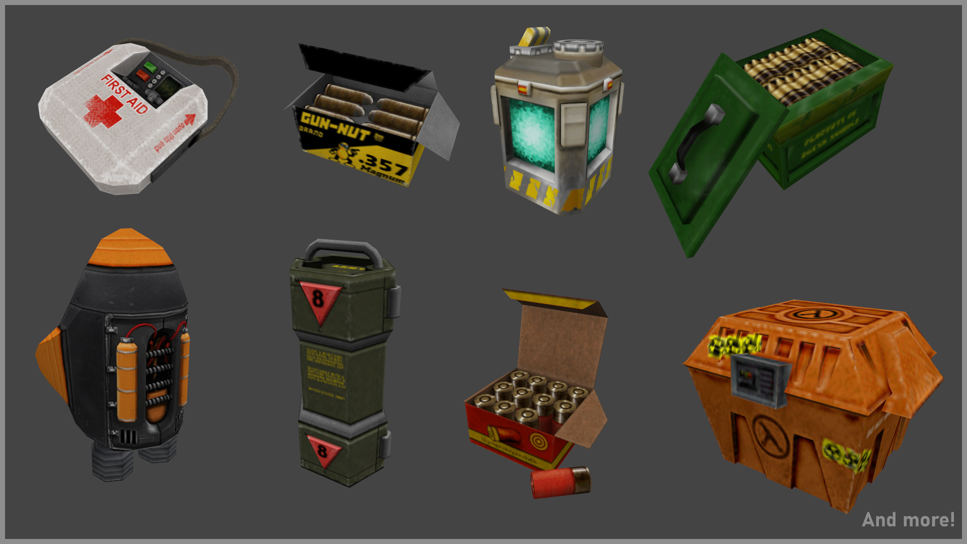 Missing "HD" Items Pack Mod for Half-Life | HL Mods
