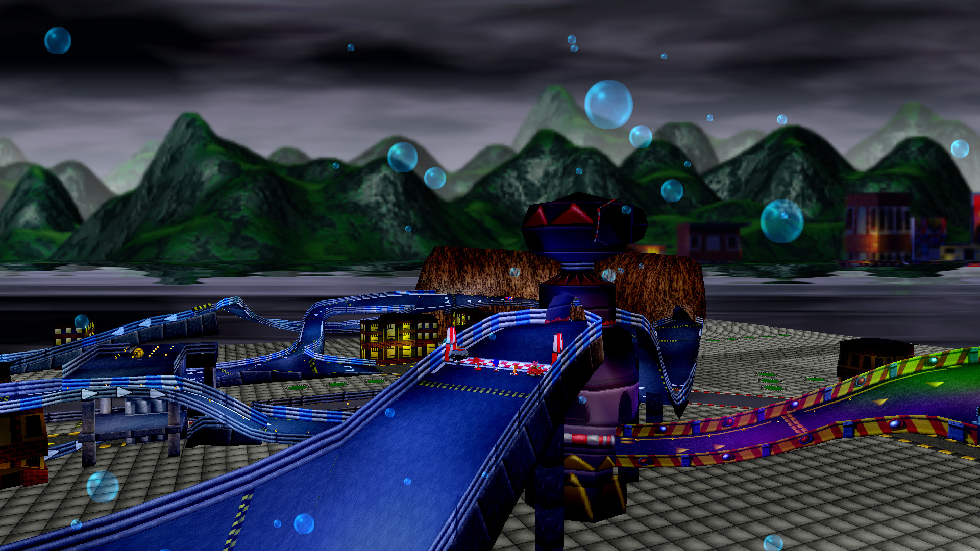 Always night in Radical City Mod for Sonic R | SR Mods