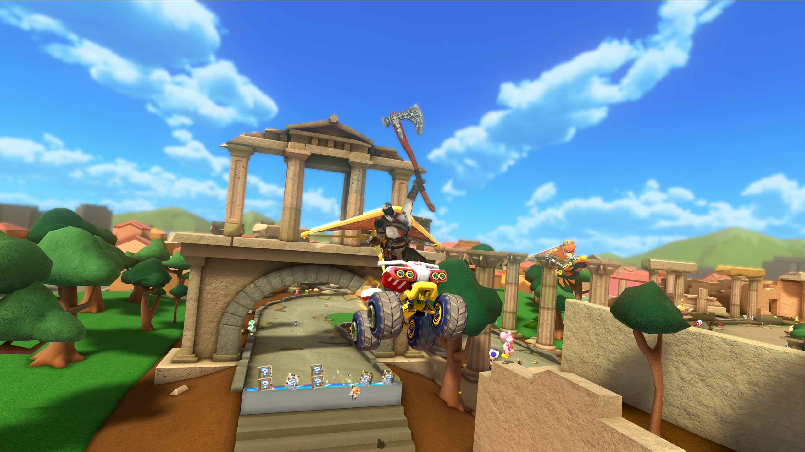 Kratos for Mario Kart 8 Deluxe Mod for Mario Kart 8 Deluxe | MK8D Mods