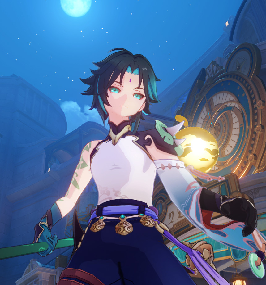 Xiao with blue eyes Mod for Genshin Impact | GI Mods