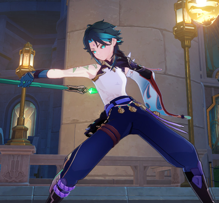 Xiao with blue eyes Mod for Genshin Impact | GI Mods