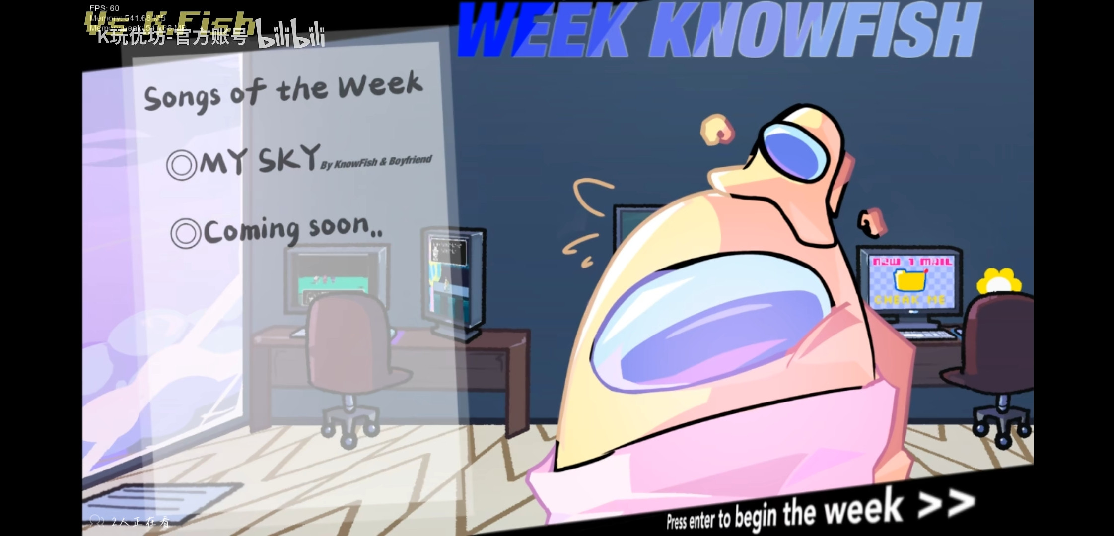 Starry In The Distance:Vs K.Fish demo Mod for Friday Night Funkin ...