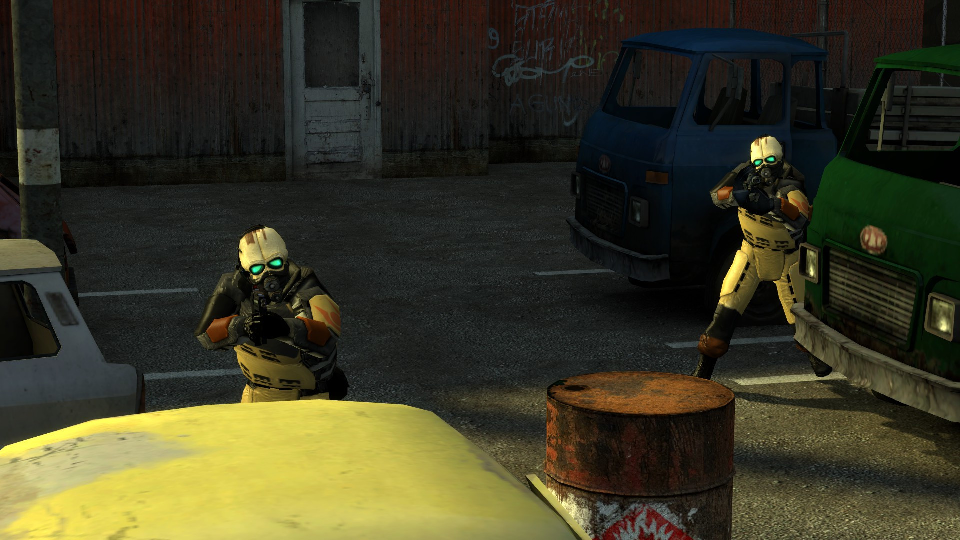 Combine soldier in the style of HLA grunts Mod for Half-Life 2 | HL2 Mods