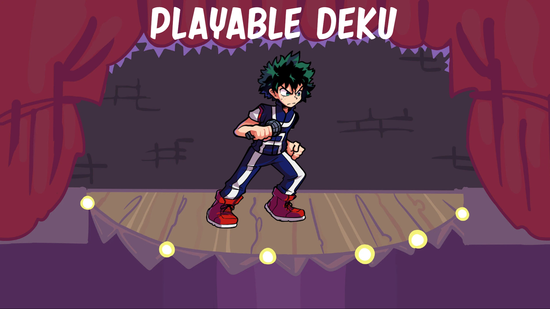Playable Deku Mod for Friday Night Funkin' | FNF Mods