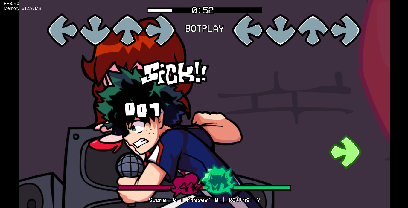 Playable Deku Mod for Friday Night Funkin' | FNF Mods