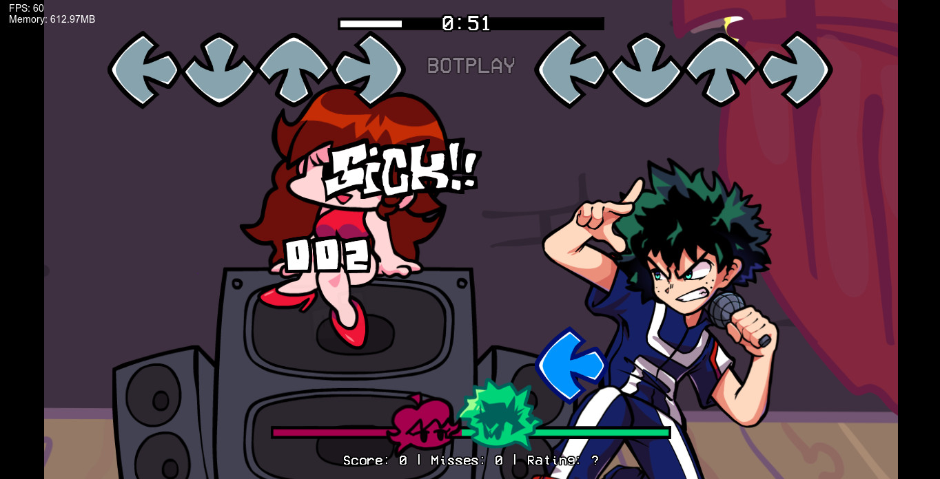 Playable Deku Mod for Friday Night Funkin' | FNF Mods