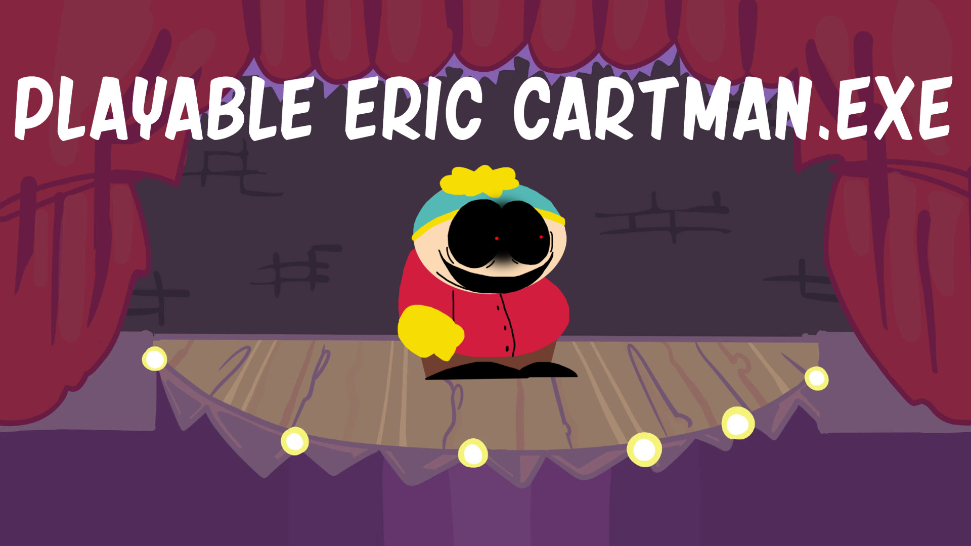 Playable Eric Cartman.EXE Mod for Friday Night Funkin' | FNF Mods