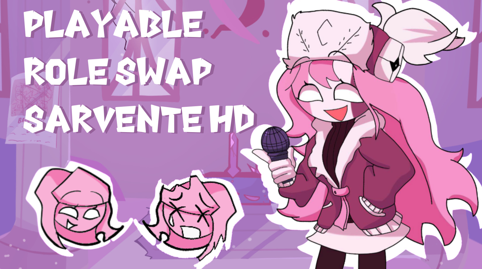 PLAYABLE SARVENTE ROLESWAP HD Mod for Friday Night Funkin' | FNF Mods