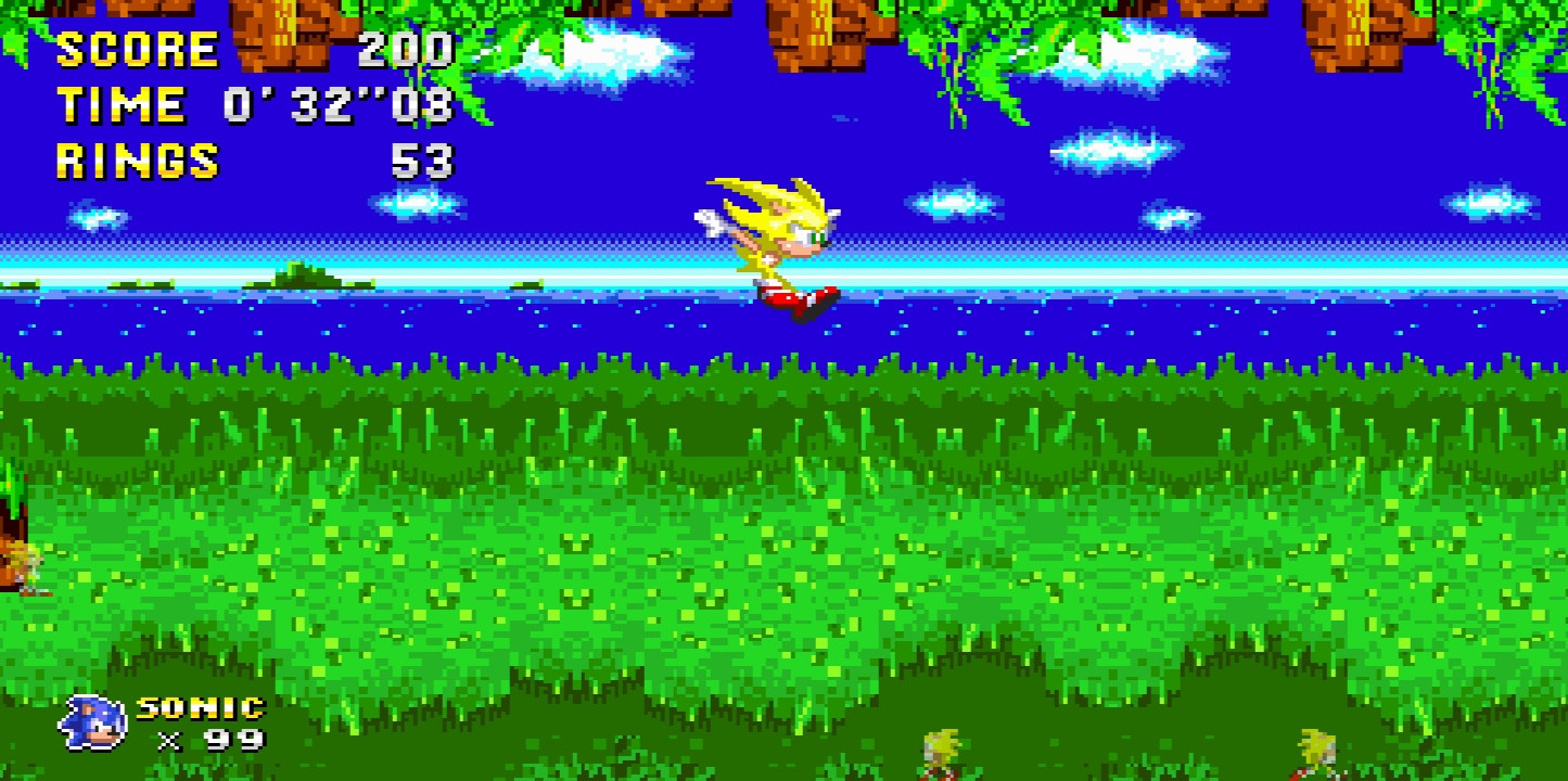 Default Sonic face falling sprite Mod for Sonic 3 A.I.R. | S3AIR Mods