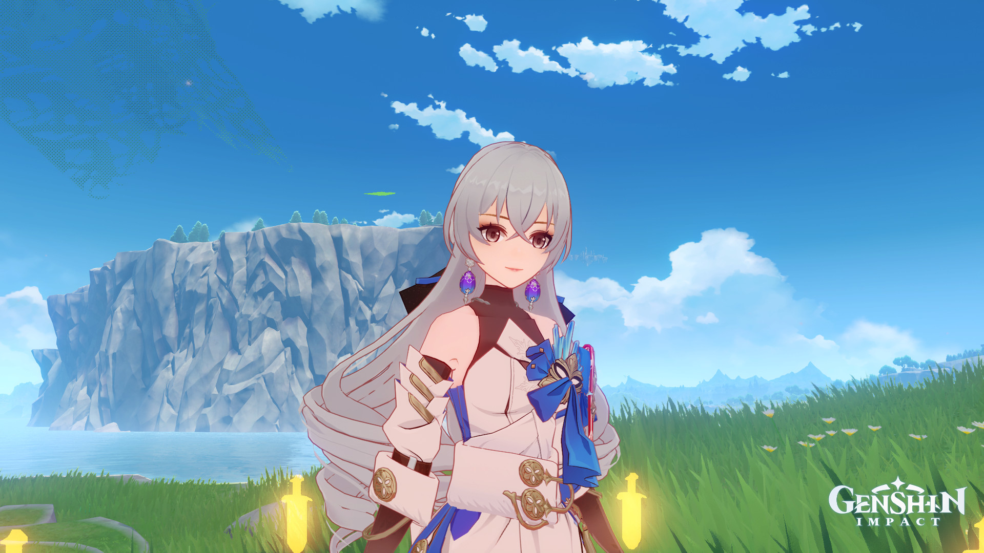Bronya (HSR) over Navia Mod for Genshin Impact | GI Mods