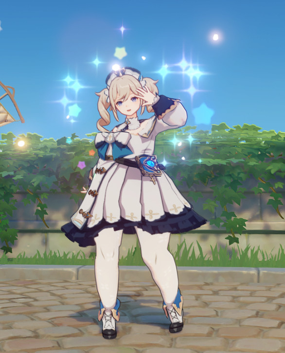 Plus size Barbara Mod for Genshin Impact | GI Mods