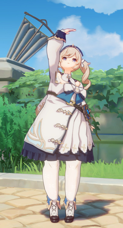 Plus size Barbara Mod for Genshin Impact | GI Mods