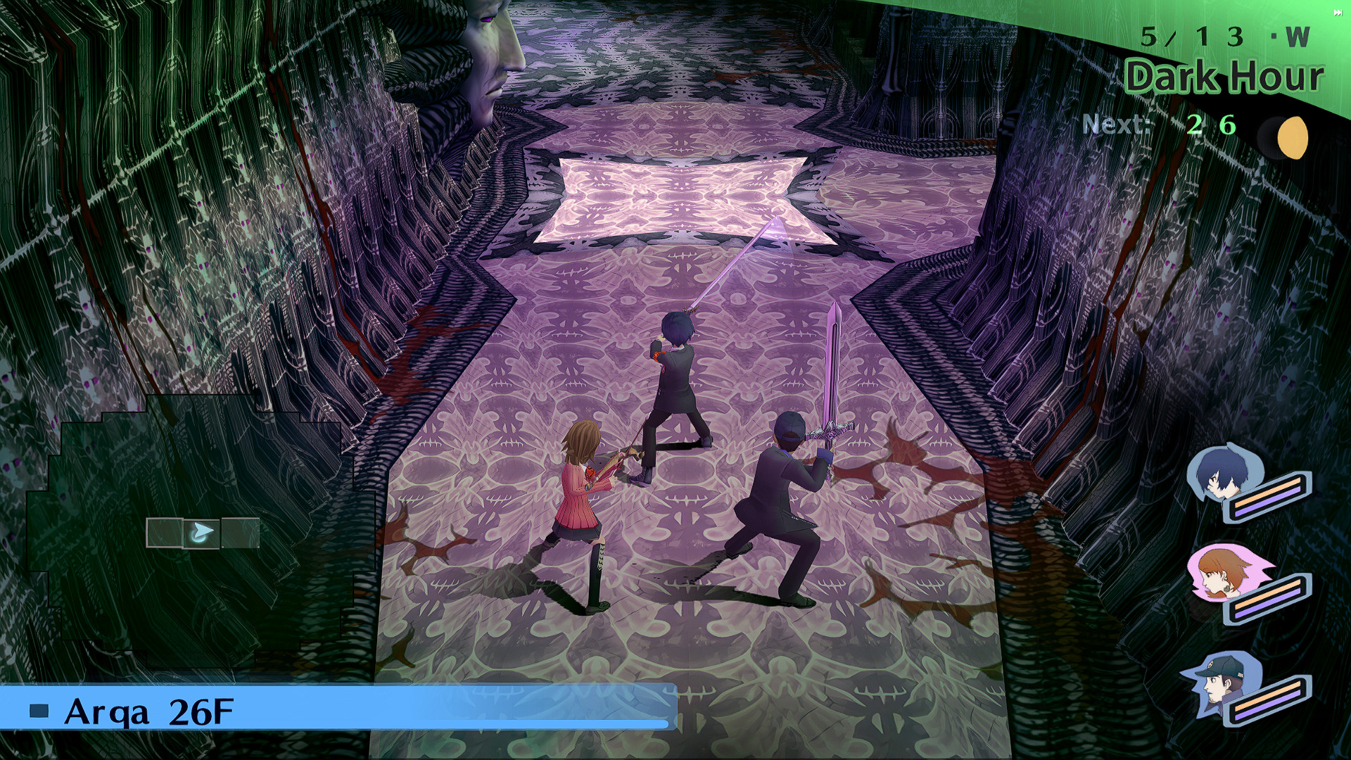 P3F HD minimap Mod for Persona 3 FES | P3FES Mods
