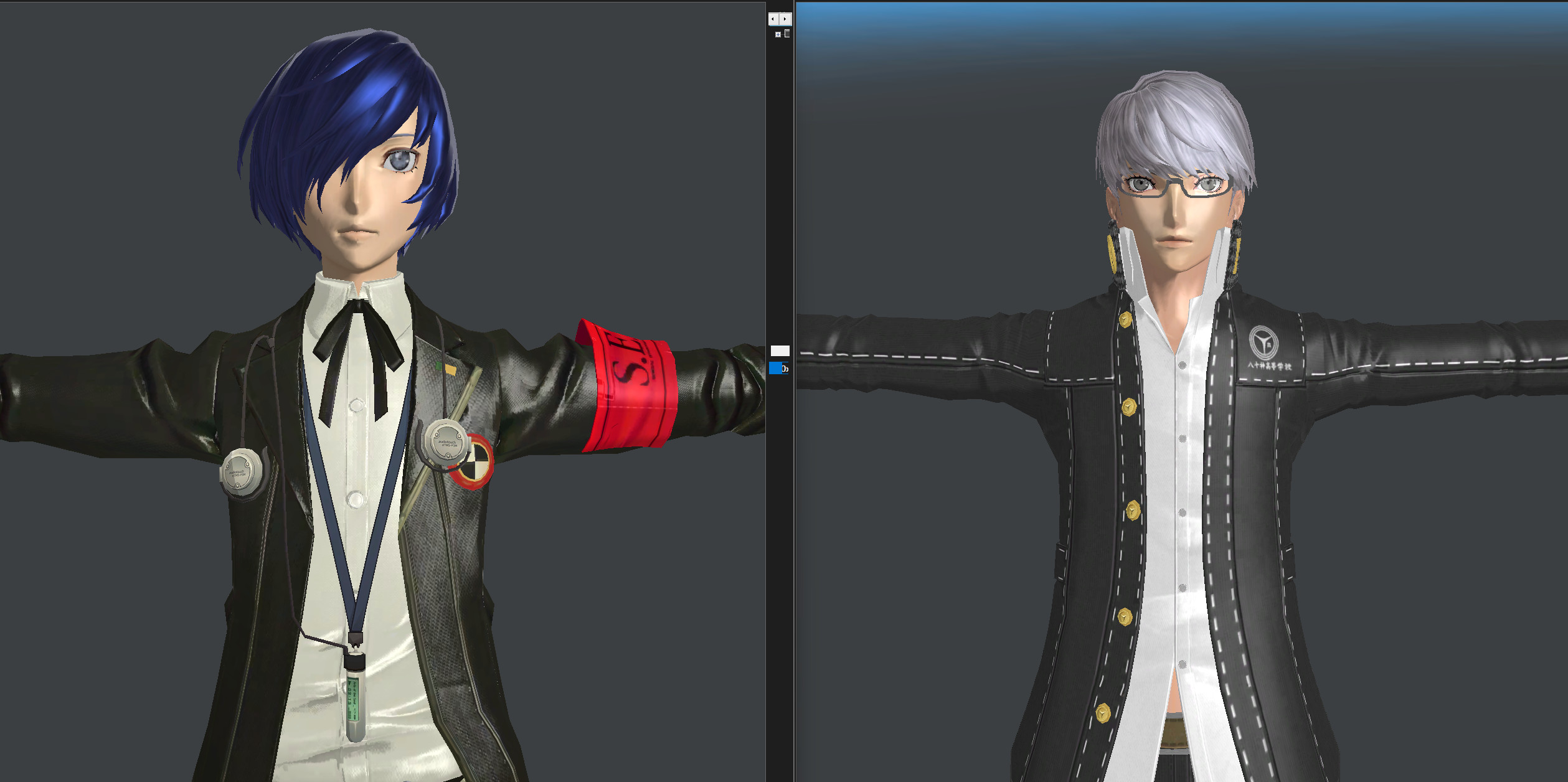 Yu and Makoto from Star Ocean Mod for Persona 5 Royal (PC) | P5R (PC) Mods