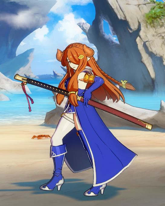 DOA: Kasumi Narmaya (Color 07) Mod for Granblue Fantasy Versus: Rising ...