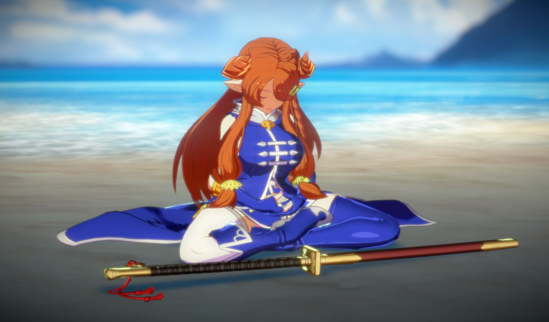 DOA: Kasumi Narmaya (Color 07) Mod for Granblue Fantasy Versus: Rising ...