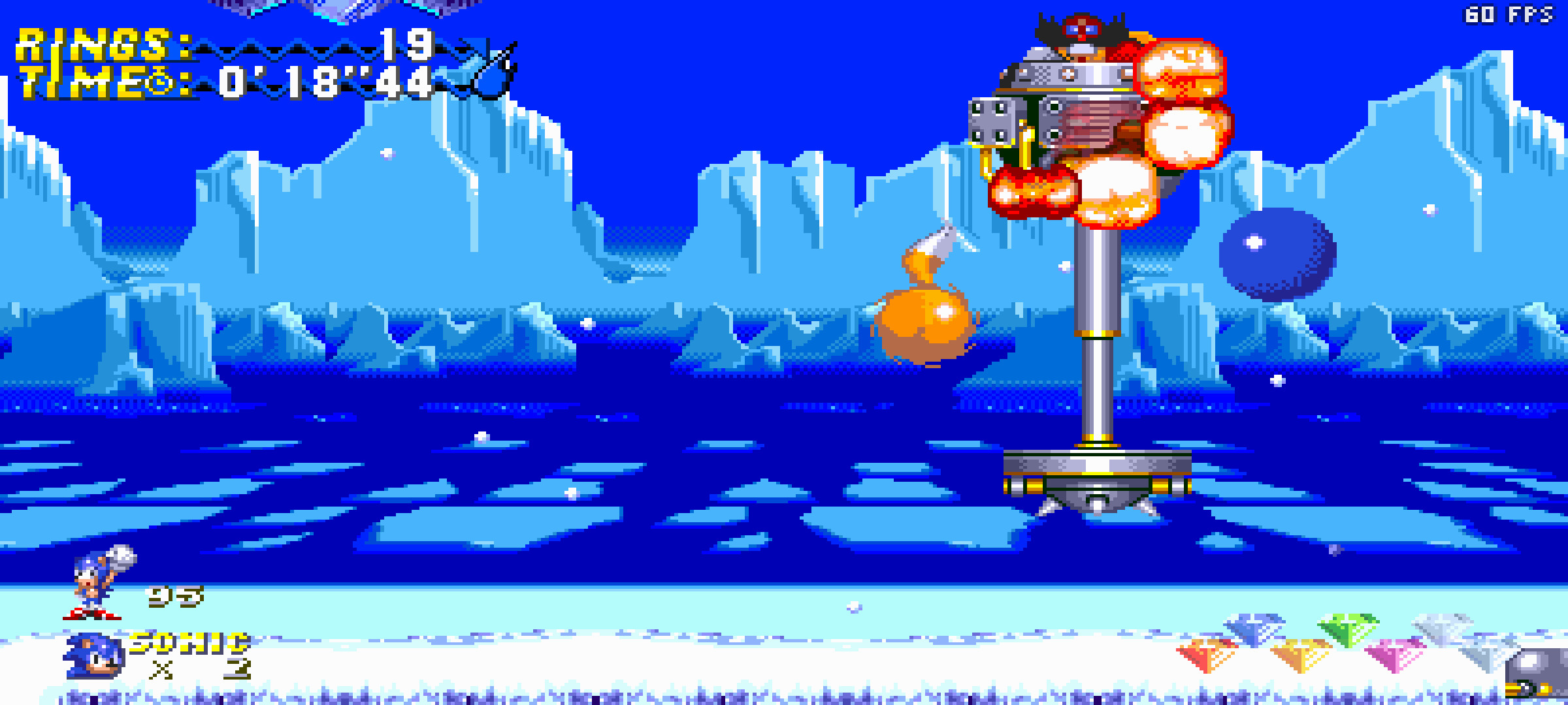Bosses but they are weak Mod for Sonic 3 A.I.R. | S3AIR Mods
