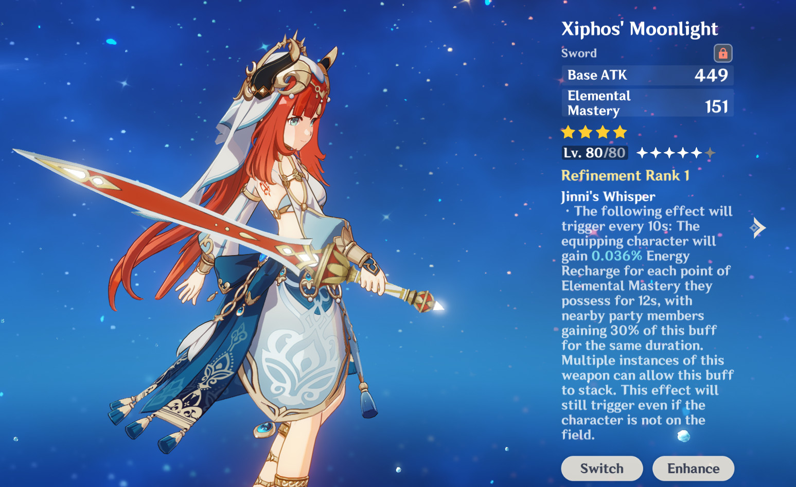Xiphos Re-color for Kazuha Mod for Genshin Impact | GI Mods