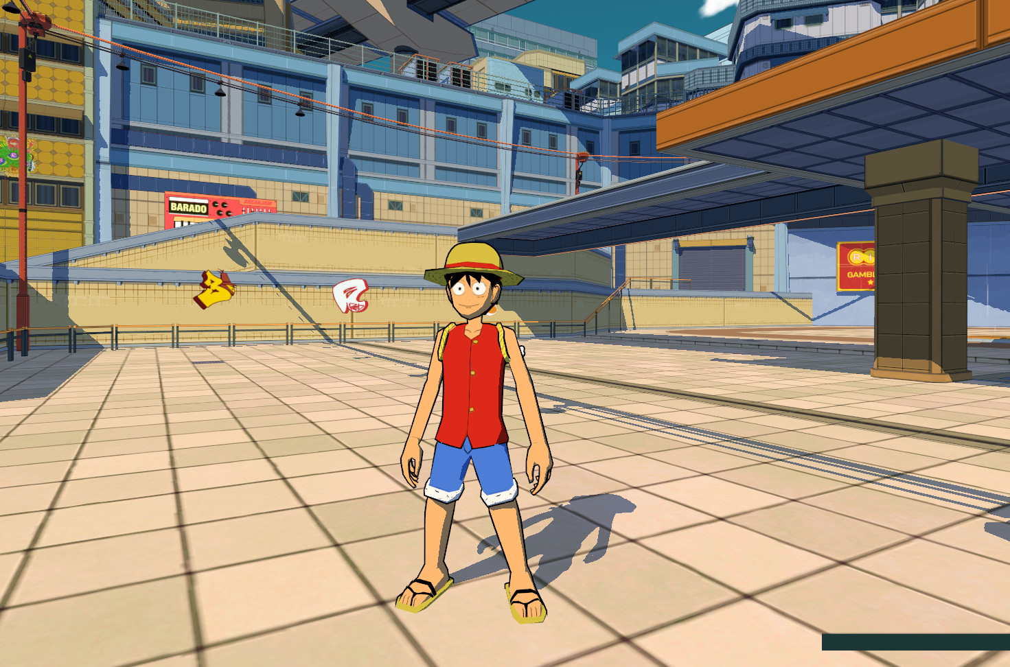 Luffy (One Piece) Mod for Bomb Rush Cyberfunk | BRC Mods