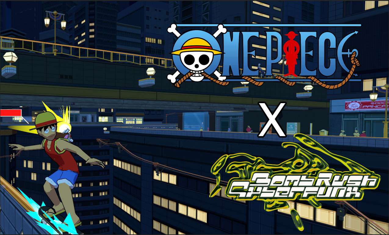 Luffy (One Piece) Mod for Bomb Rush Cyberfunk | BRC Mods