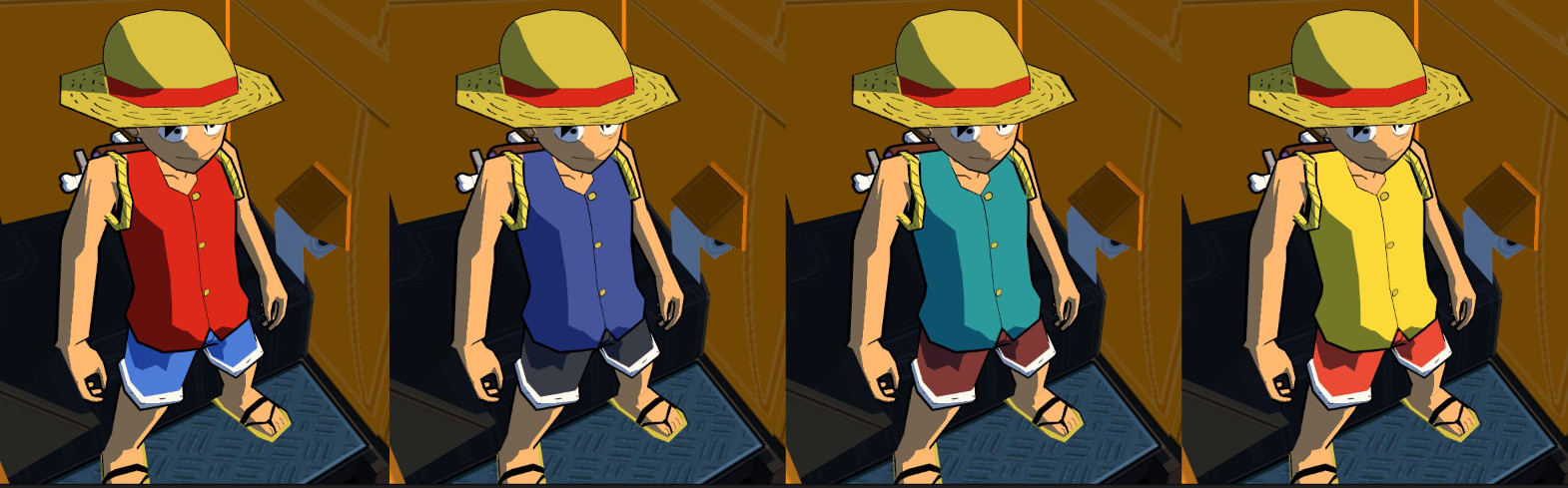 Luffy (One Piece) Mod for Bomb Rush Cyberfunk | BRC Mods
