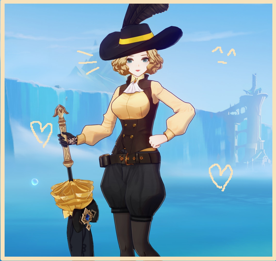 Haru Okumura: Beauty Thief (Navia) Mod for Genshin Impact | GI Mods