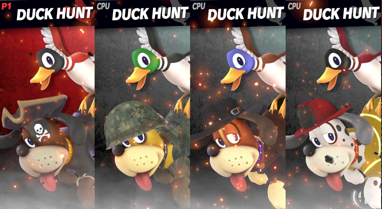 Duck Hunt Skin Modpack Mod for Super Smash Bros. Ultimate | SSBU Mods