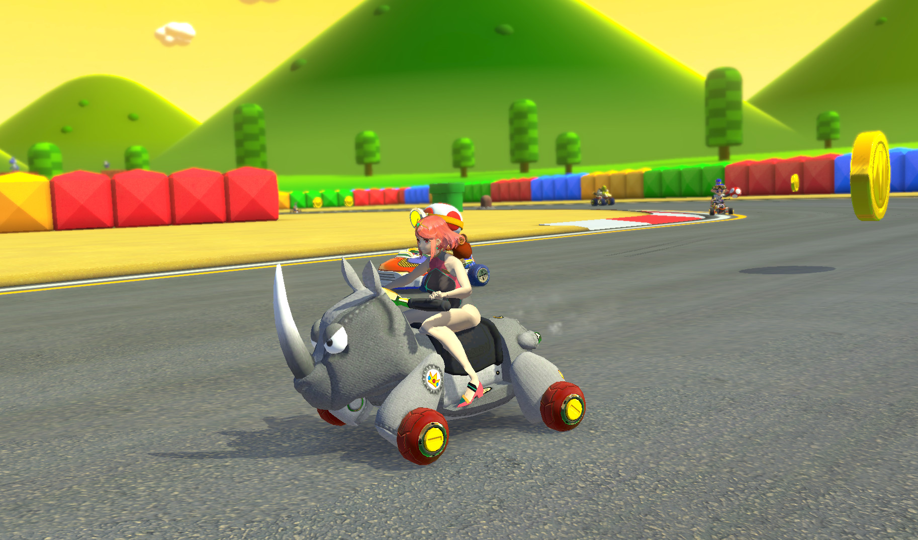 Port Pyra Swimsuit Mod for Mario Kart 8 Deluxe | MK8D Mods