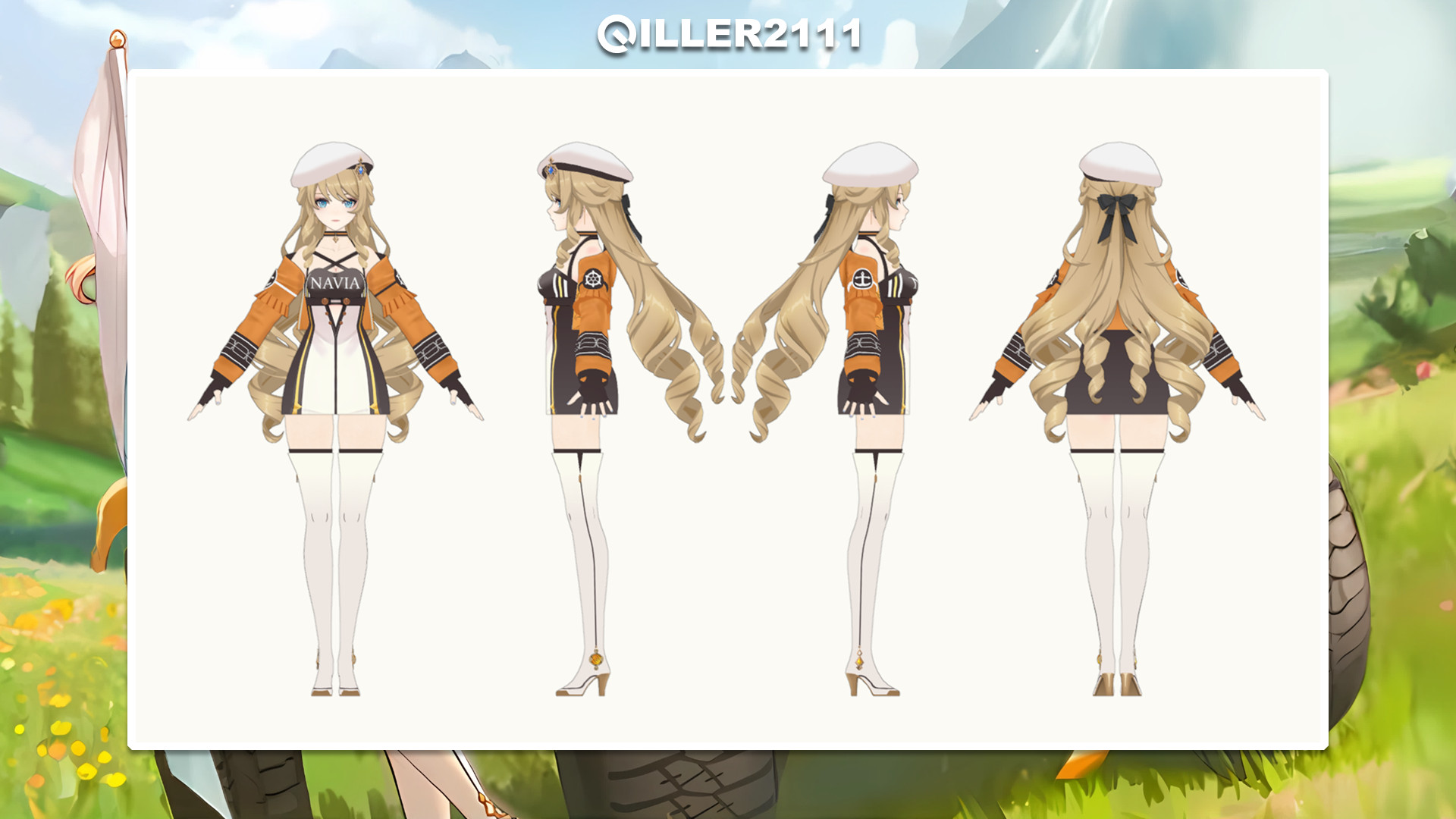 Navia Race Queen Mod for Genshin Impact | GI Mods