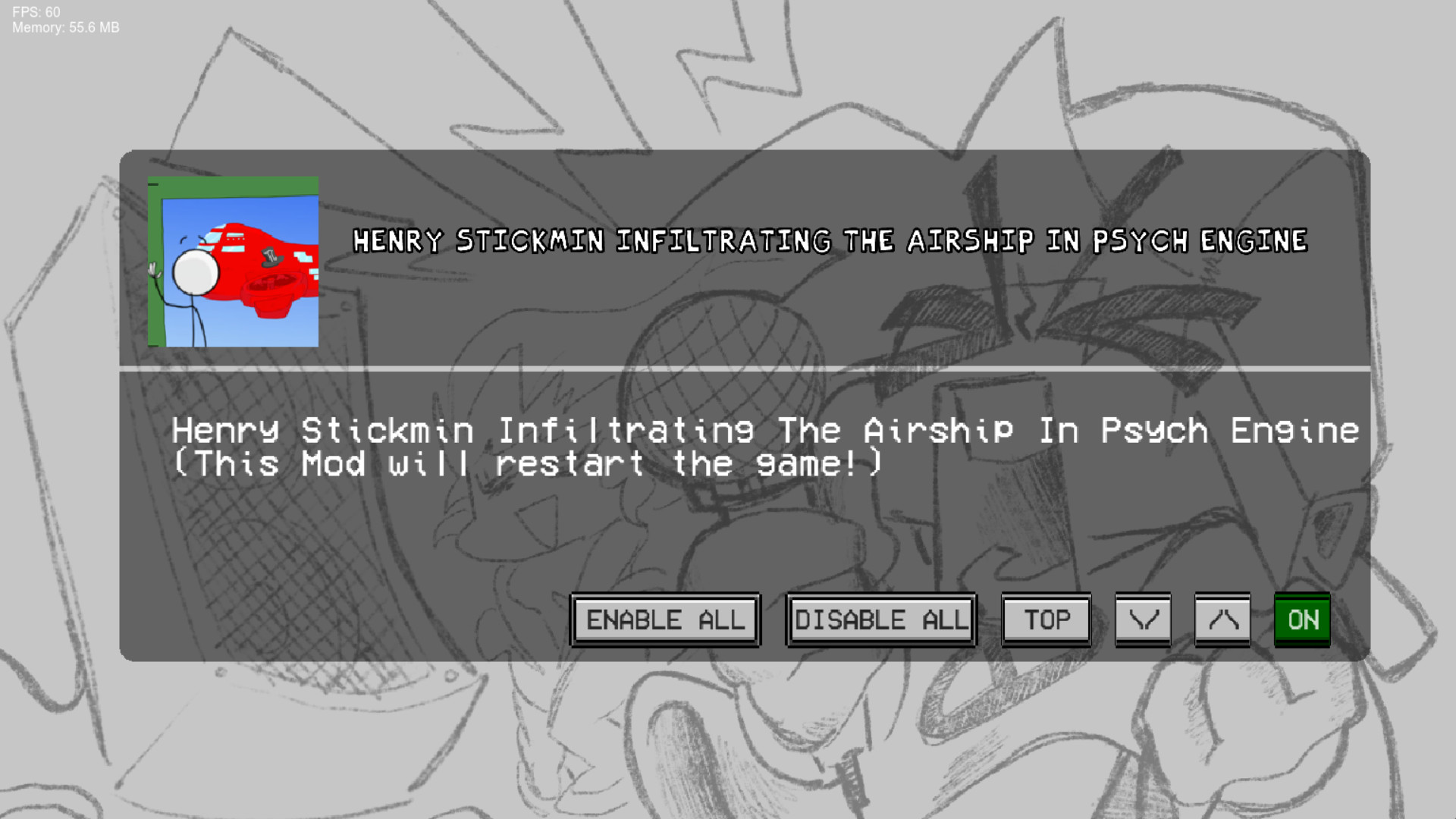 Henry Stickmin Infiltrating The Airship In Psych E Mod for Friday Night ...