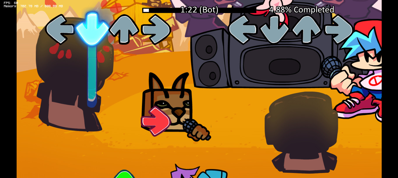 fnf floppa sprites + chromatic Mod for Friday Night Funkin' | FNF Mods