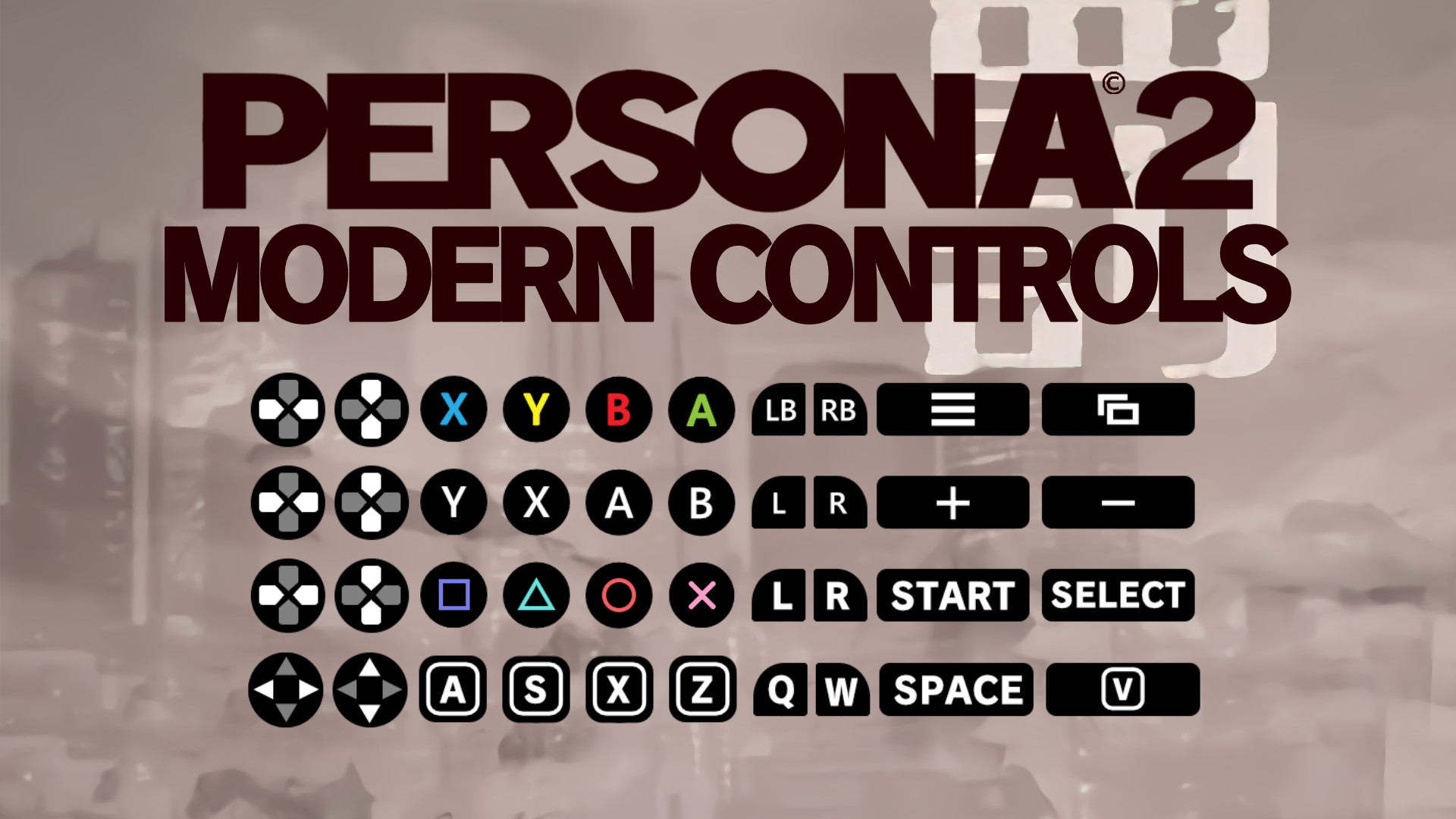 Modern Controller Button Prompts Mod for Persona 2 Eternal Punishment ...