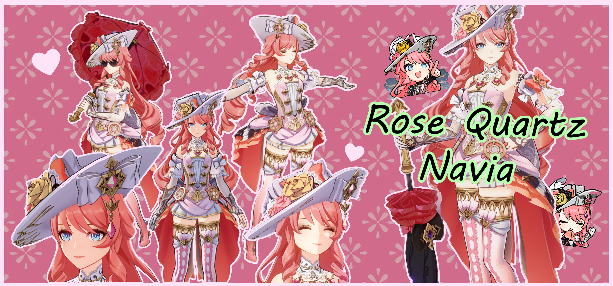 Rose Quartz (Navia) (4.4) Mod for Genshin Impact | GI Mods