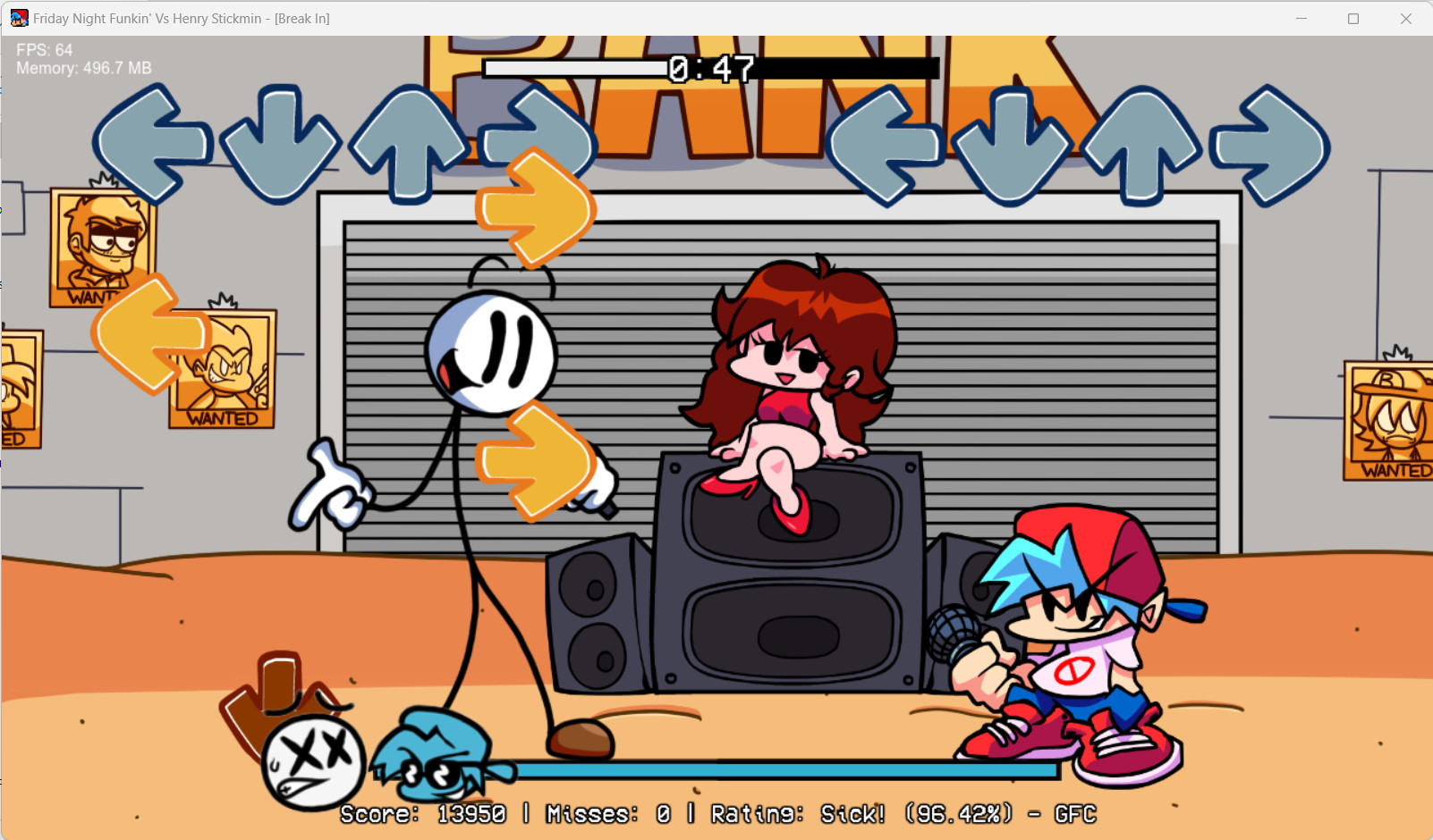 Vs. Henry Stickmin V4 Part 1 (PE/Mod Folder Port) Mod for Friday Night Funkin' | FNF Mods