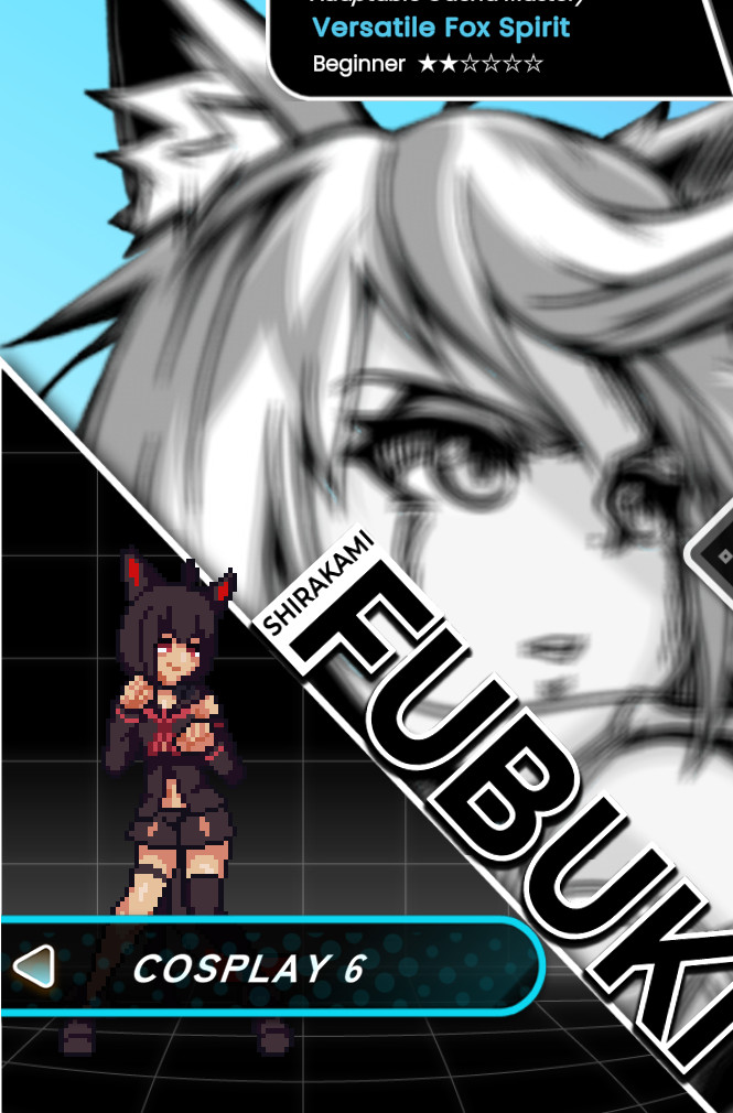 Kurokami Fubuki (Prism Melody) Mod for Idol Showdown | IS Mods