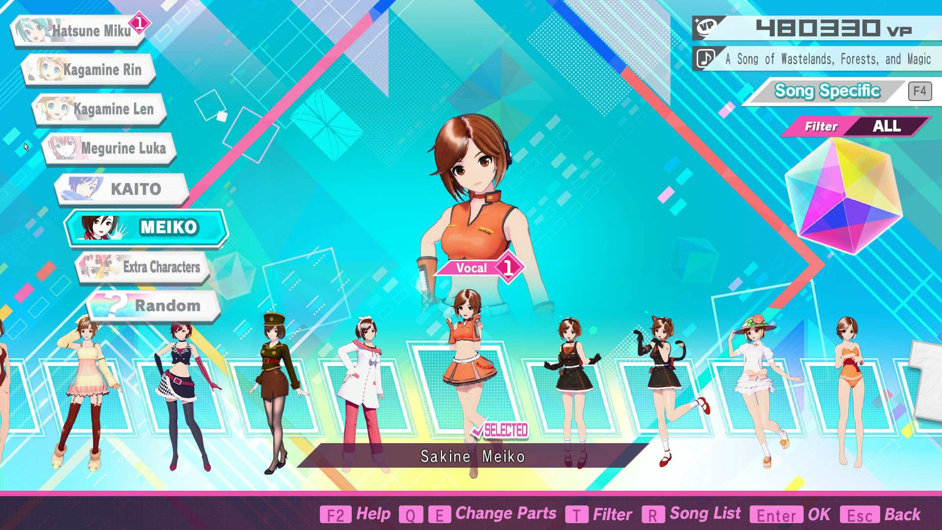 MEIKO Face (Sakine-Style) Mod for Hatsune Miku: Project DIVA Mega Mix+ | PDMegaMix+ Mods