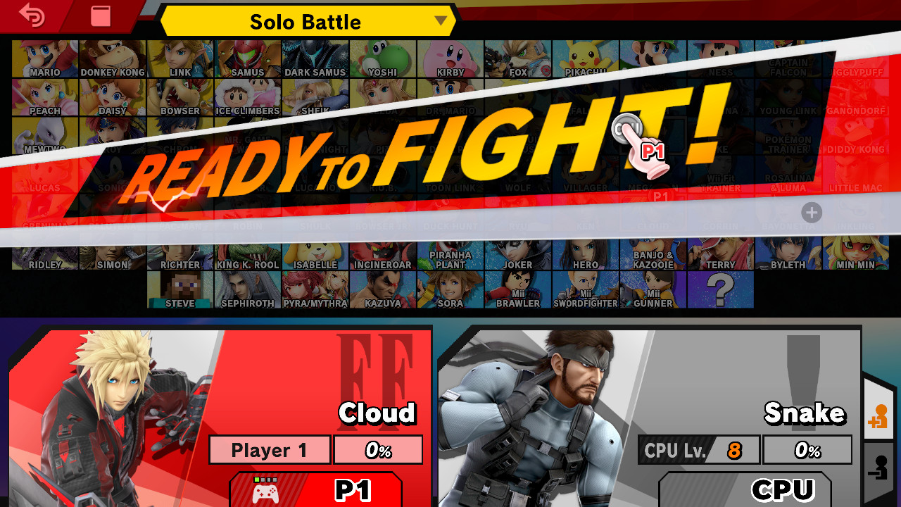 Cloud (Red Flame) Mod for Super Smash Bros. Ultimate | SSBU Mods